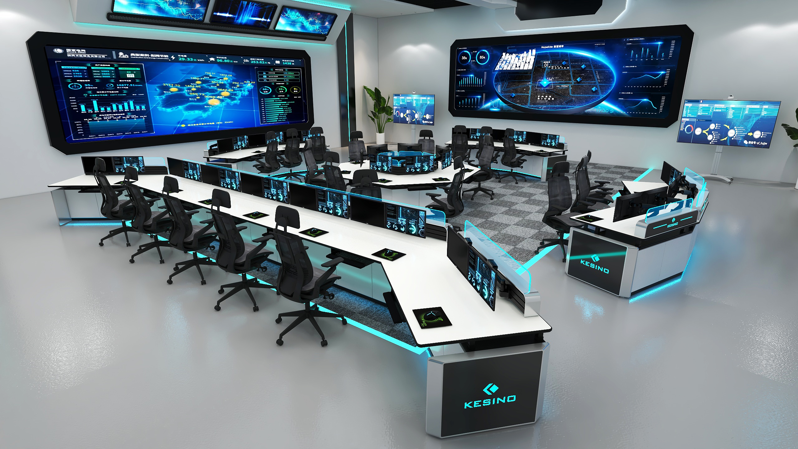 指挥中心控制台如何正确布局？ - 北京科思诺